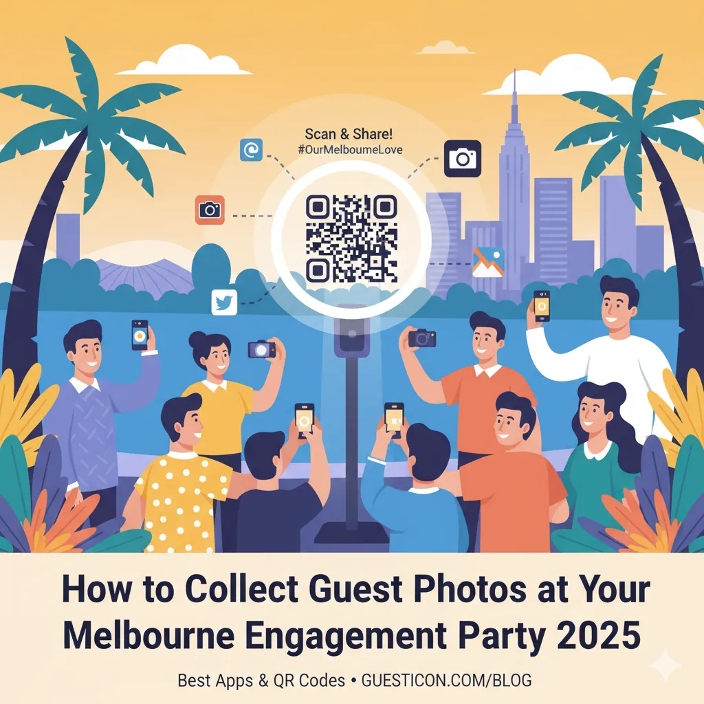 How to Collect Guest Photos at Your Melbourne Engagement Party 2025 ...