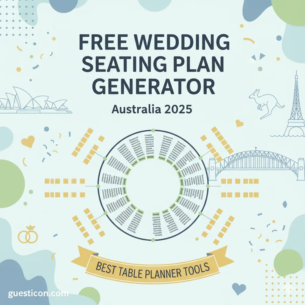 Free Wedding Seating Plan Generator Australia 2025 - Best Table Planner ...